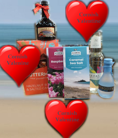 Cornish Valentine Gift - Purely Cornish for Cornish Hampers