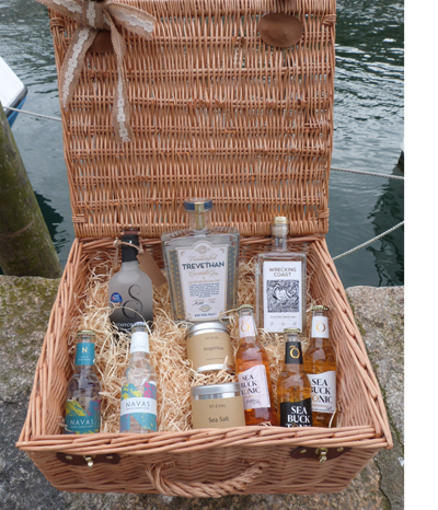 Luxury Gin Hamper - Purely Cornish for Cornish Hampers