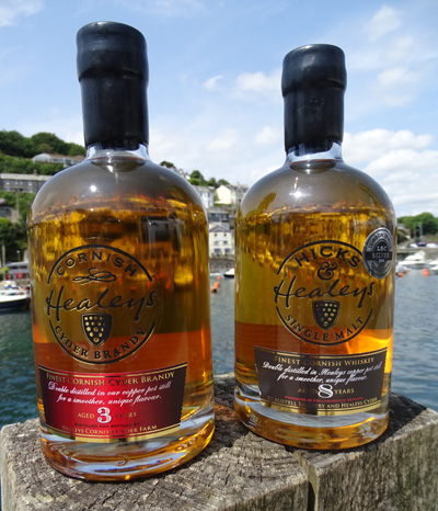 Hicks & Healeys Cyder Brandy & Cornish Malt Whiskey 70cl - Purely Cornish