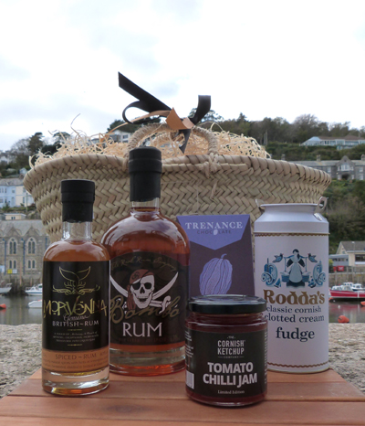 Cornish Rum Hamper - Purely Cornish for Cornish Hampers